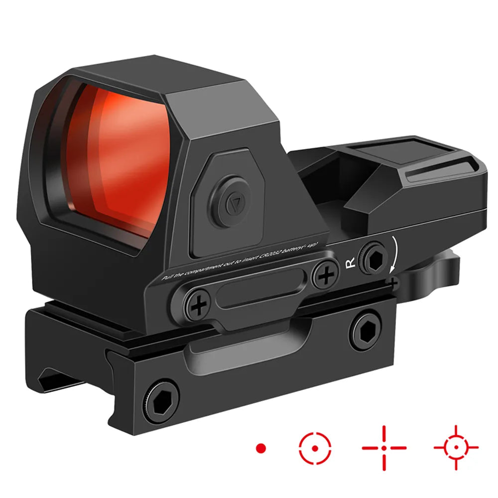 Airsoft Tactical Red Dot Reflex Sight 1x22x33mm