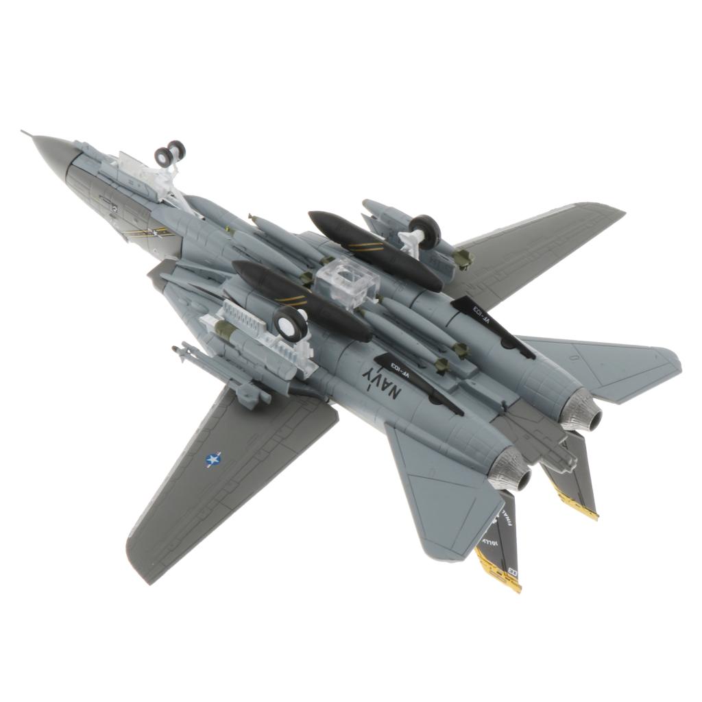 F-14 Tomcat Fighter Jet Diecast Model 1/100 Scale