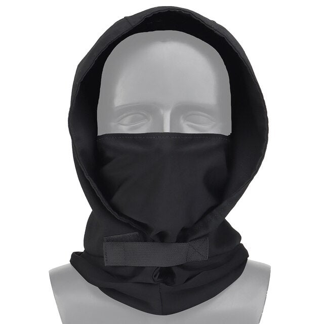 Tactical Airsoft Balaclava Face Mask 2 in 1 Concealment Veil
