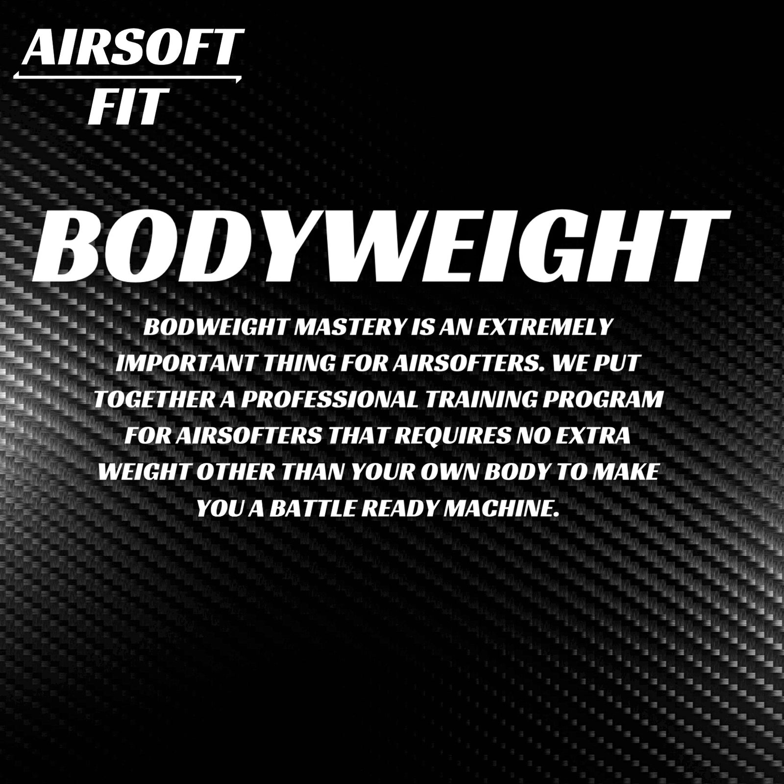 “Airsoft Fit” Training Programs By AnvilTacticalAirsoft