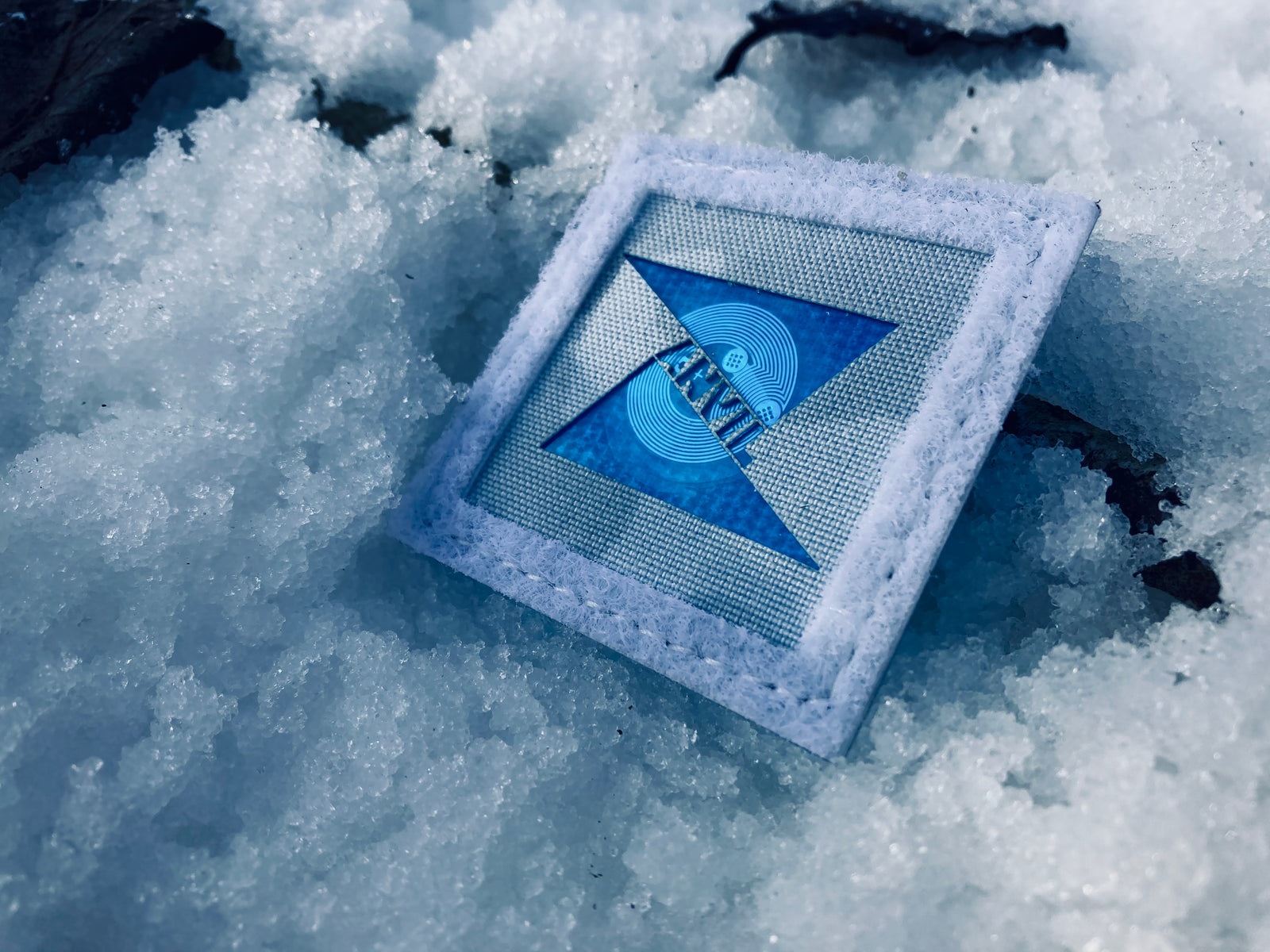 Zap Patch (Snow) Interactive Airsoft Patch (Winter 2021 Batch)